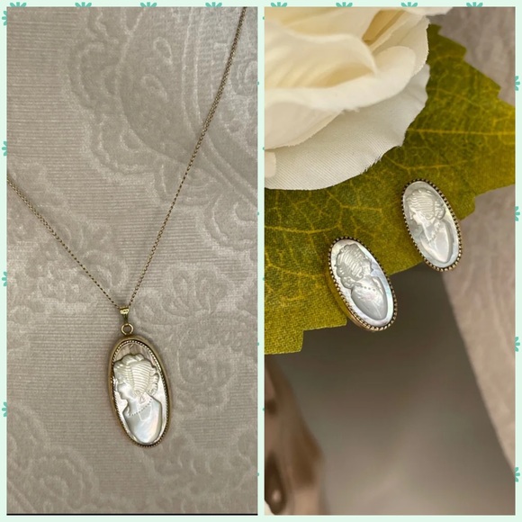 Jewelry | Vintage 12k Gf Gold Bojar Cameo Set | Poshmark